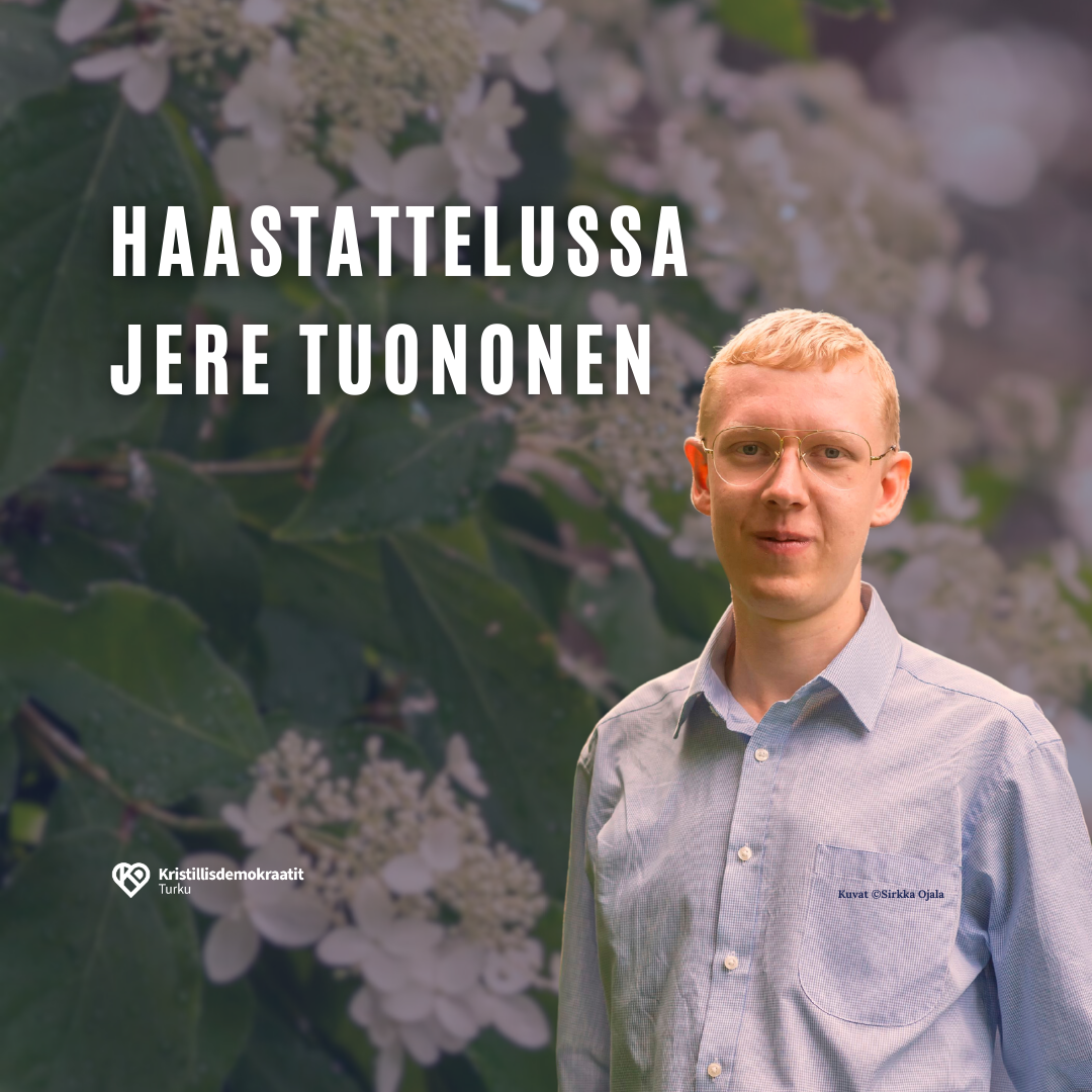 Haastattelussa KD Nuorten uusi puheenjohtaja Jere Tuononen - KD-osastot